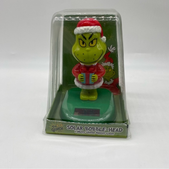 ruz | Accents | Dr Suess The Grinch Solar Bobblehead I Move Under ...
